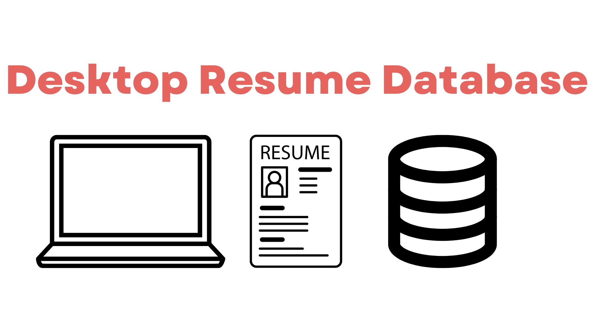 Desktop resume database- how to build your resume database using ai in 2024